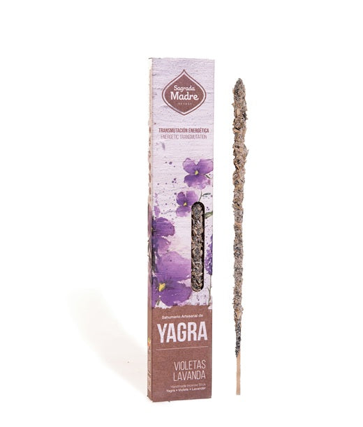 Sahumerio de Yagra Violetas Lavanda - Sagrada Madre – Universozen